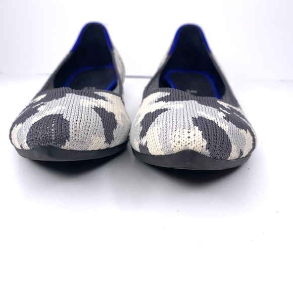 Rothy's | Shoes | Rothys Ash Grey Camo Points Size 7 | Poshmark